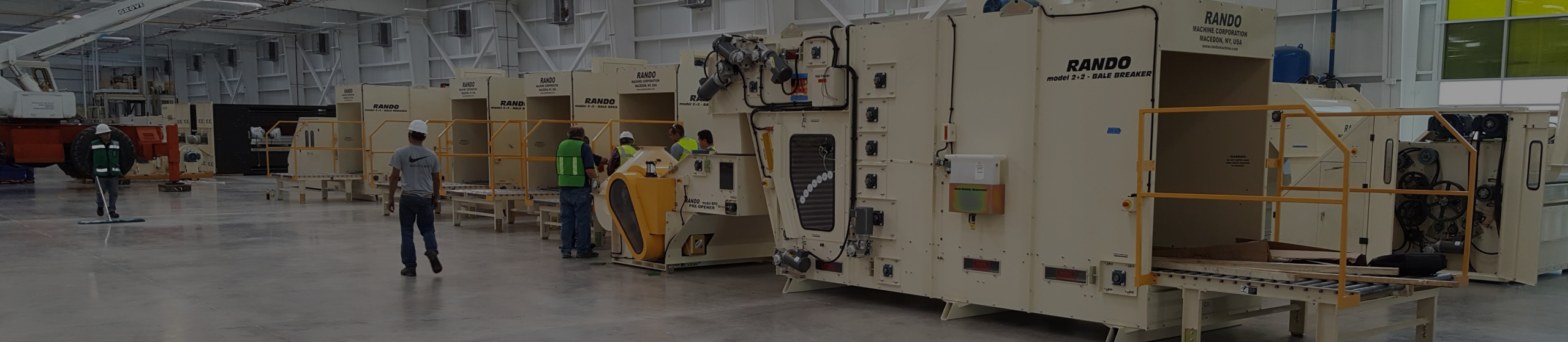 Rando Parts & Services | OEM Support for Nonwoven Machines